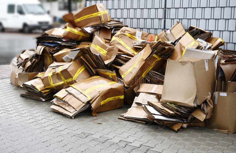 Waste paper stock photo. Image of waste, recycling, picking - 77447796