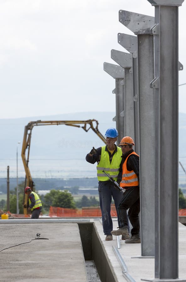 Waste Plant Outside Process Workers Editorial Photography - Image of ...