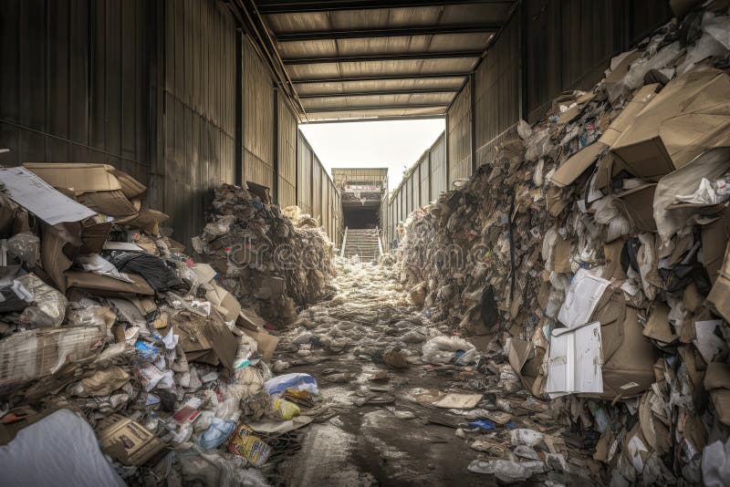 Waste Plastic Bottles and Other Types of Plastic Waste at the ...