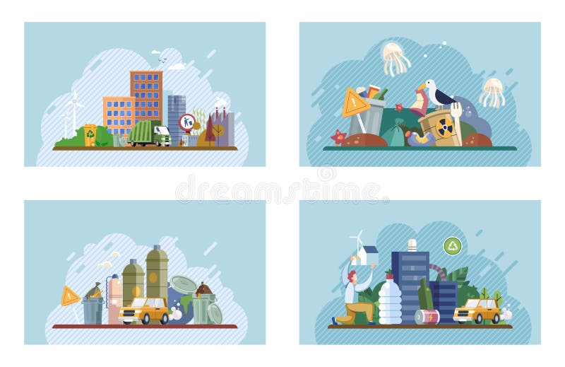 Waste Pollution. Trash in Landfills Contributes To Growing Problem ...