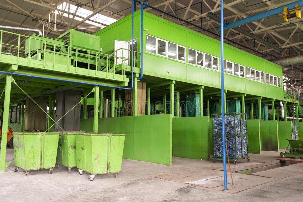 Waste Processing Plant. Technological Process for Acceptance, Storage ...