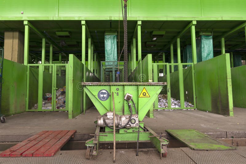 Waste Processing Plant. Technological Process for Acceptance, Storage ...