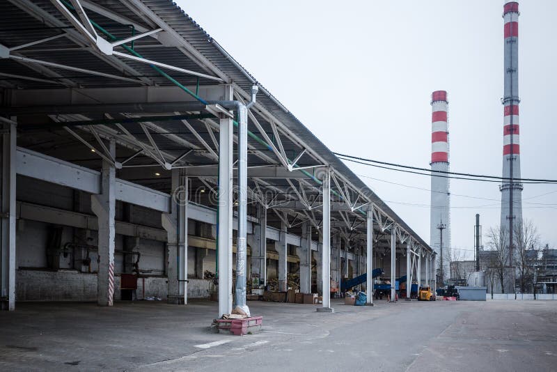 Waste Processing Plant View from the Street Editorial Photo - Image of ...