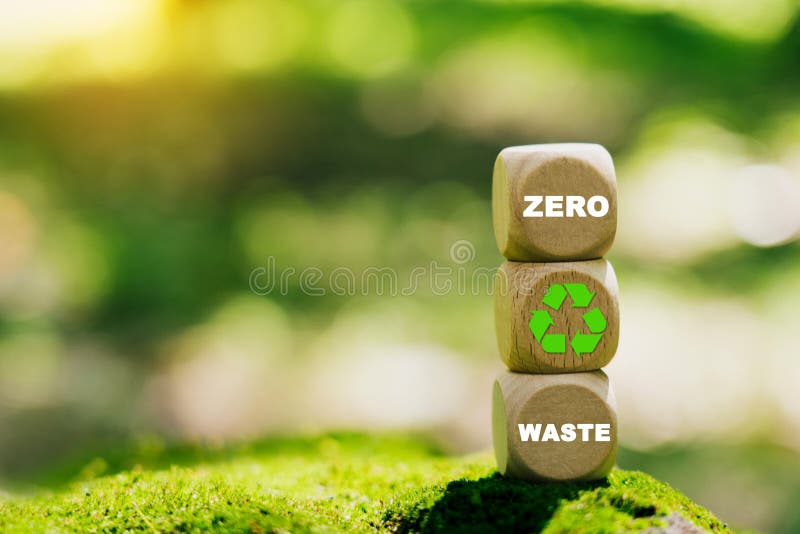 Waste Recycling for a Clean and Healthy Environment. Zero Waste Concept ...