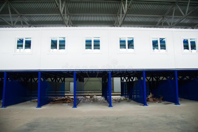 Waste recycling factory stock photo. Image of industry - 184825214