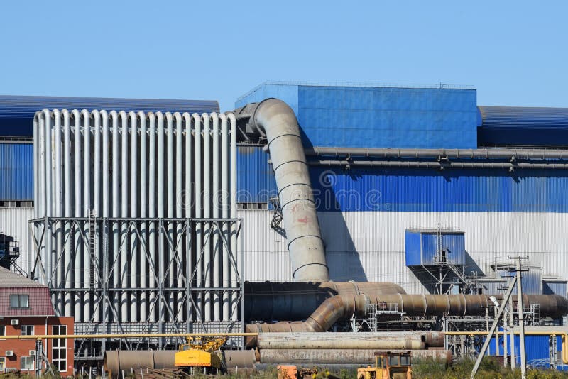 Waste recycling plant stock photo. Image of process, environmental ...