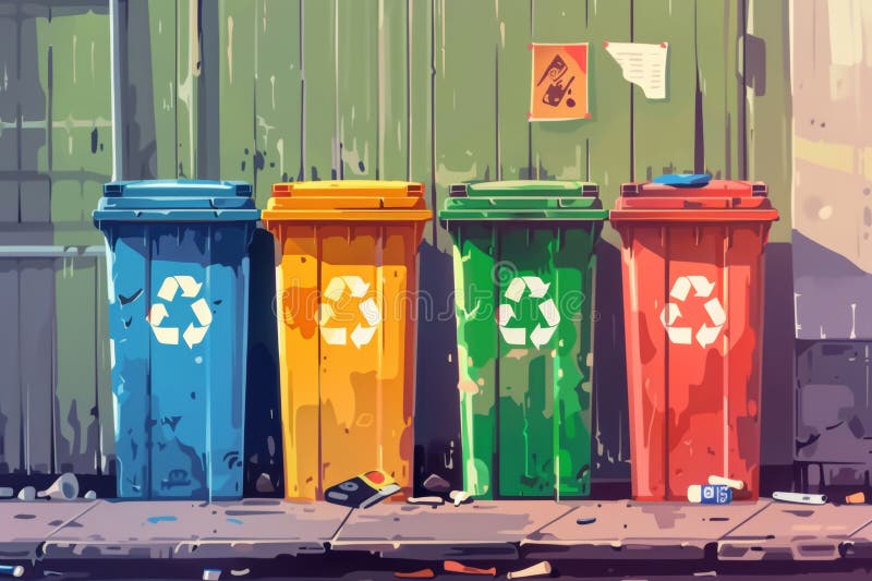 Waste and Rubbish Sorting Concept Stock Photo - Image of trash ...