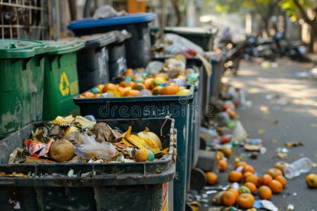 Waste and Rubbish Sorting Concept Stock Photo - Image of ecological ...