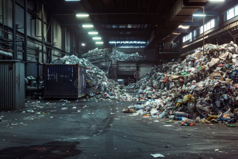 Waste and Rubbish Sorting Concept Stock Image - Image of sorting ...