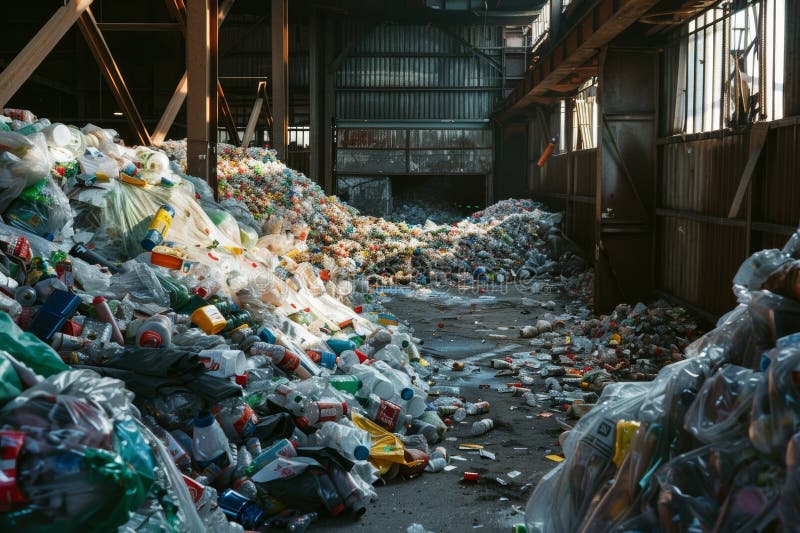 Waste and Rubbish Sorting Concept Stock Image - Image of paper ...