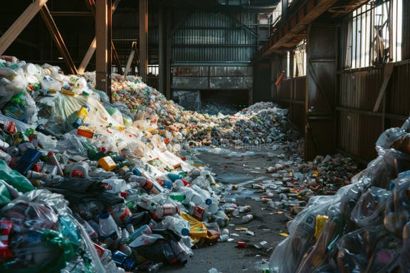 Waste and Rubbish Sorting Concept Stock Image - Image of paper ...