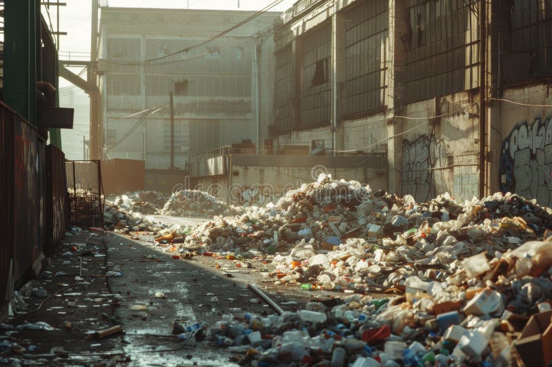 Waste and Rubbish Sorting Concept Stock Image - Image of environment ...