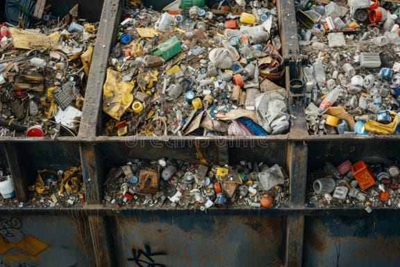 Waste and Rubbish Sorting Concept Stock Photo - Image of paper, waste ...