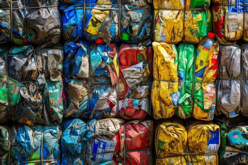 Waste and Rubbish Sorting Concept Stock Image - Image of recyclables ...
