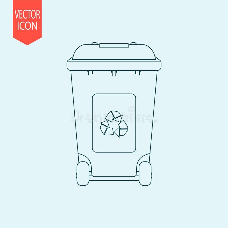 Waste Segregation Design Vector Flat Isolated Illustration Stock Vector ...
