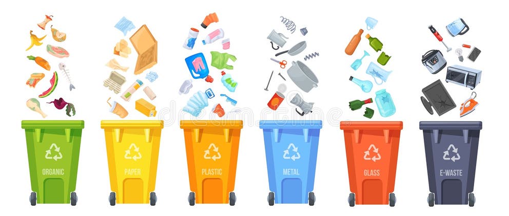 Urban Waste Segregation Stock Illustrations – 1,644 Urban Waste ...