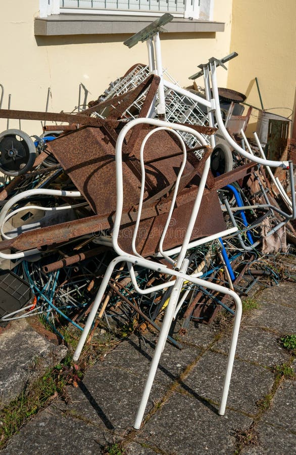 Waste Separation Recycling Metal Scrap for Collection at the Recycling ...