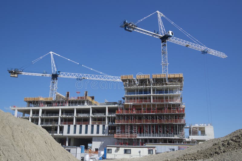 Dirt Soil in the Foreground of a Construction Site Editorial Stock ...