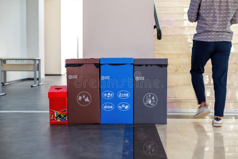 Waste Sorting Bins Created According To the 0 Waste Project in Turkey ...