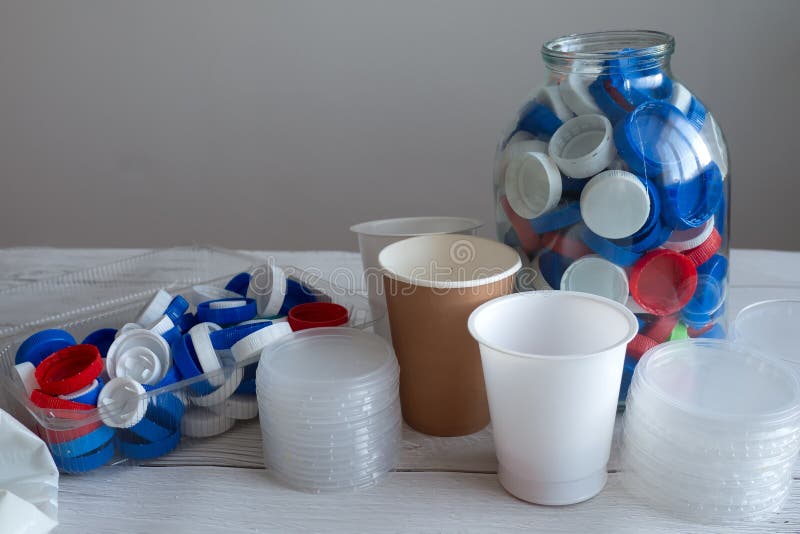 Waste Sorting at Home. Plastic Waste for Recycling. Zero Waste and Eco ...