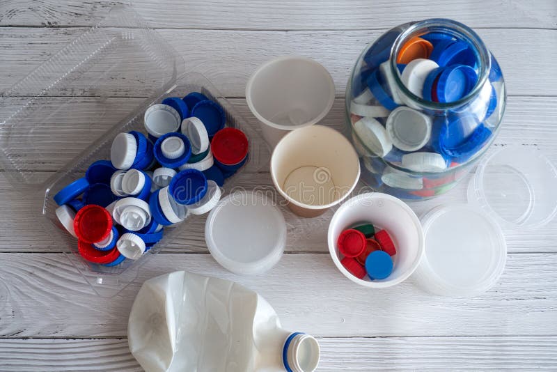 Waste Sorting at Home. Plastic Waste for Recycling. Zero Waste and Eco ...