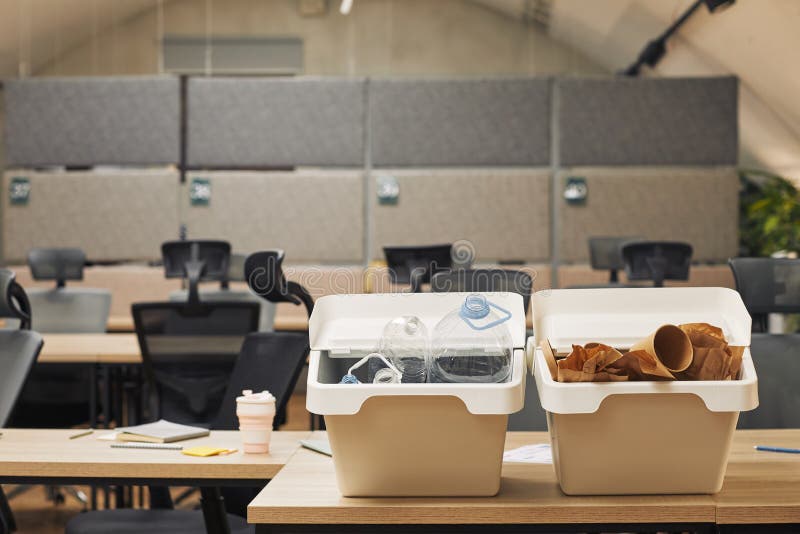 Waste Sorting in Office stock photo. Image of meeting - 196852086