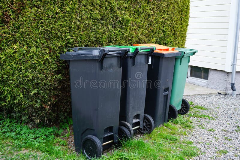 Waste Sorting and Recycling Bins.Recycling and Separate Waste ...