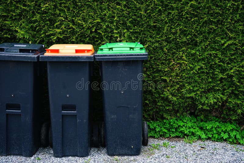Containers for Throwing, Sorting and Recycling Household Waste. the ...
