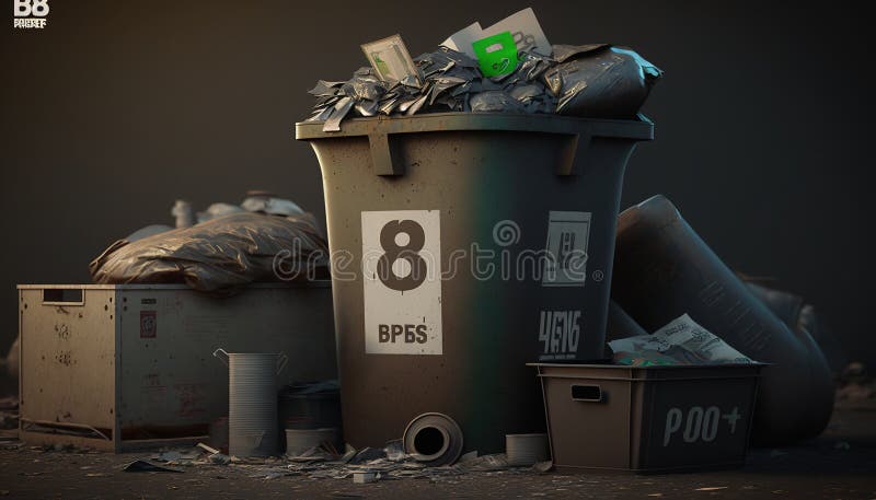 Waste Sorting Trash Container Junk Sort Selective Kind Recycling Nature ...