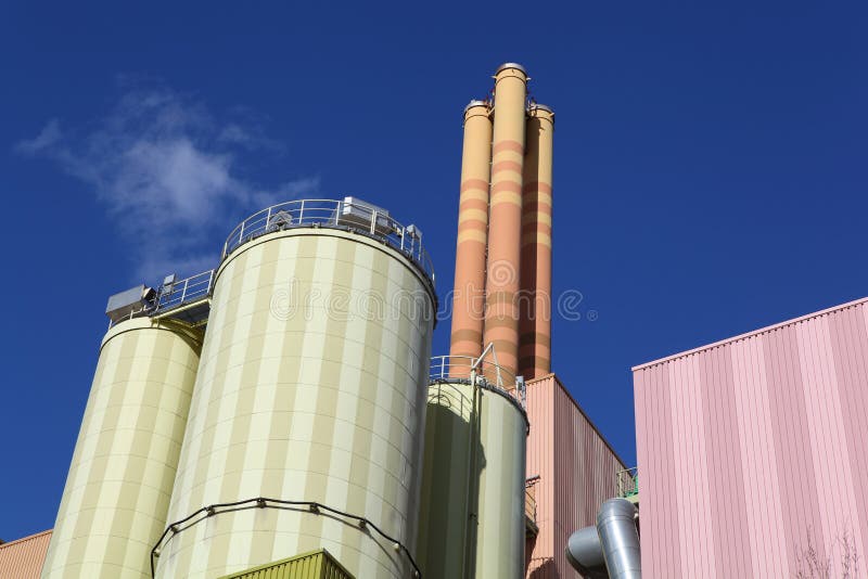 Waste-to-energy plant stock photo. Image of building - 13316126