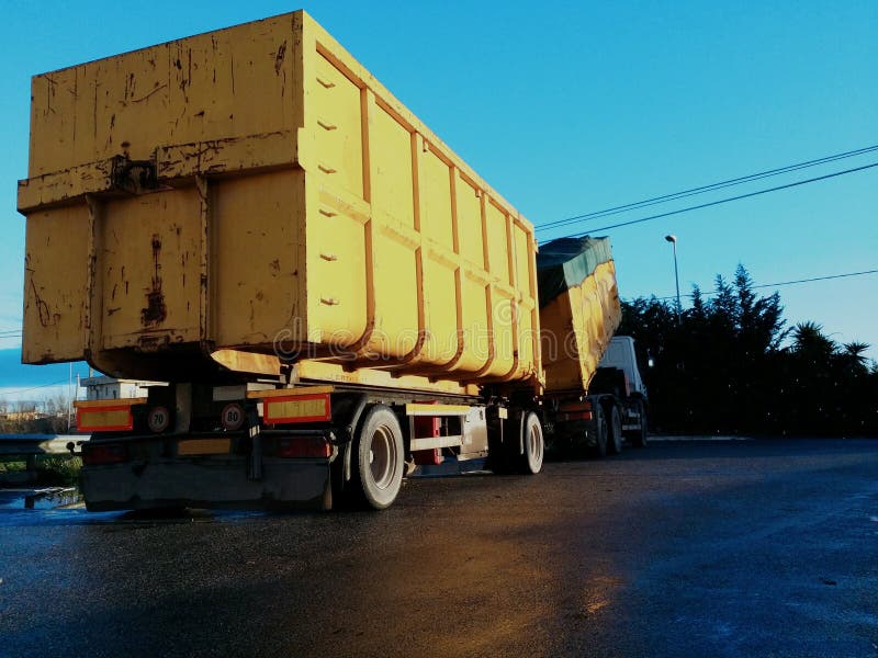 Waste transport stock photo. Image of disposal, cleaning - 67603380