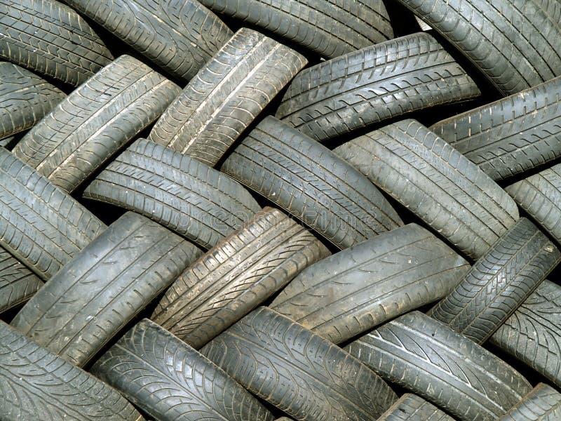 Waste tyres stock photo. Image of track, recycling, pattern - 3519782