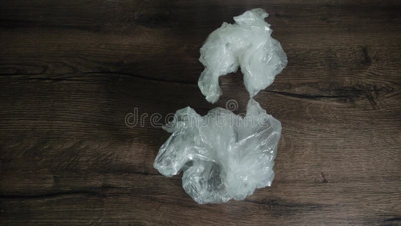 Waste Used Transparent Plastic Bag Stock Video - Video of pollution ...