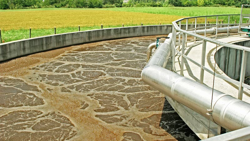 Waste-water Cleaning Technologies Stock Image - Image of processing ...