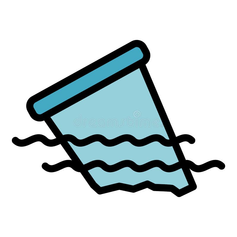 Waste Water Icon Color Outline Vector Stock Vector - Illustration of ...