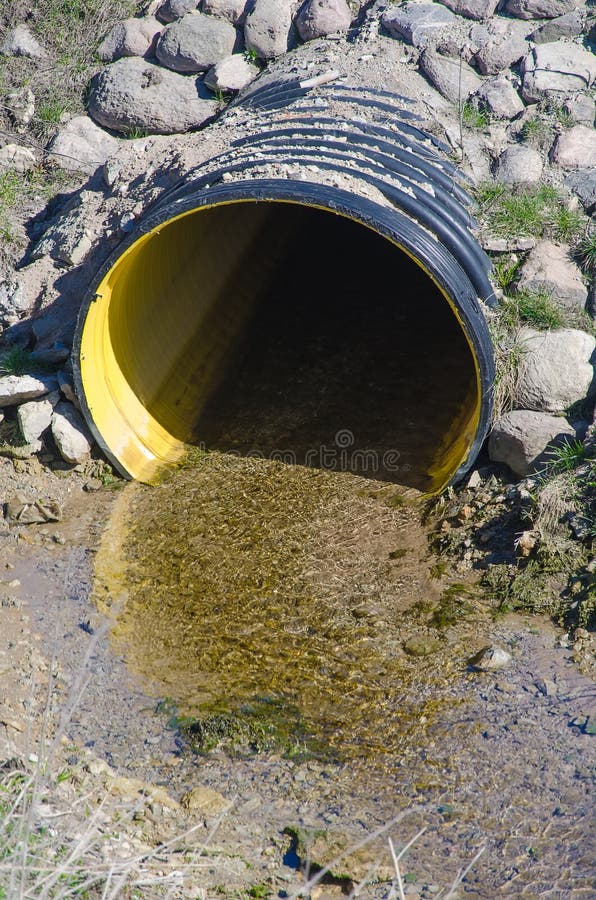 Sewage waste pipe stock photo. Image of water, greenpeace - 2204480