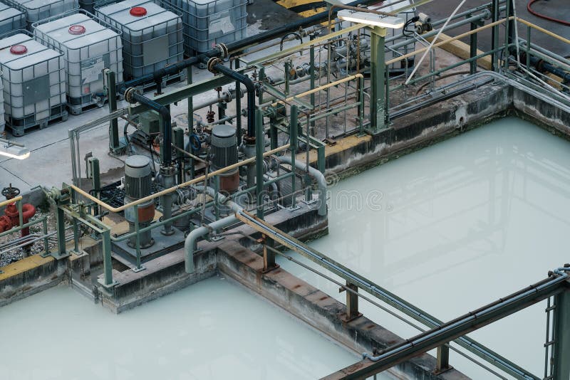 Waste water pit stock image. Image of petrochemical - 166639065