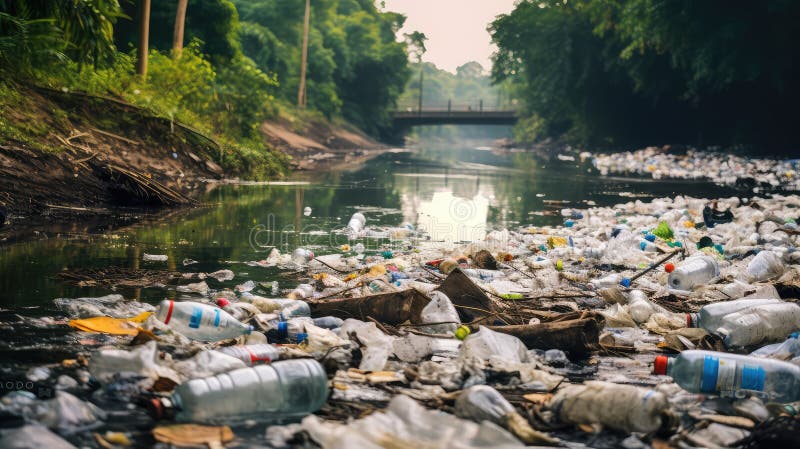 Waste water polution stock illustration. Illustration of chemicals ...