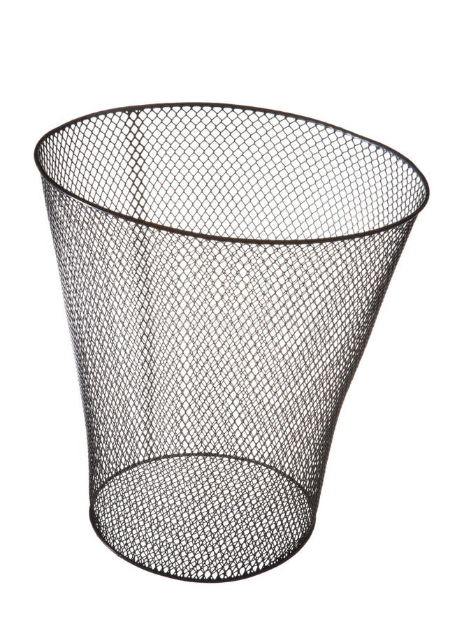 Empty wastebasket stock image. Image of business, office - 26888673