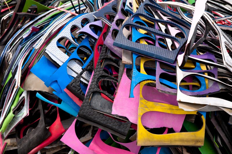 Wasted Rubber Sheet stock image. Image of colorful, shoe - 18688795