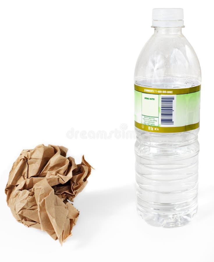 Wasteful Disposable Paper Bags Stock Image - Image of waste, lunch ...