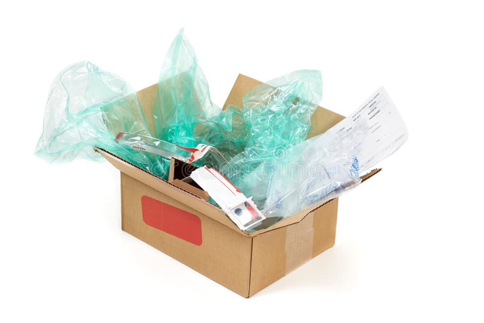 Wasteful packaging stock photo. Image of packaging, side - 21141886