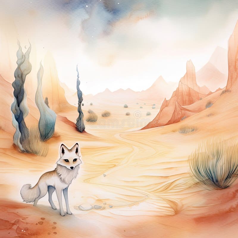 Wasteland Devoid of Life stock illustration. Illustration of climate ...