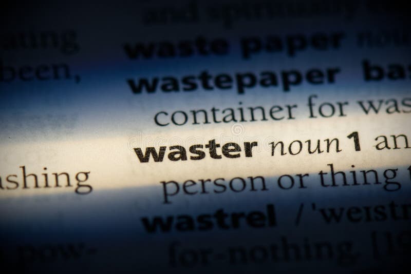 Waster stock photo. Image of close, printed, definition - 161577046