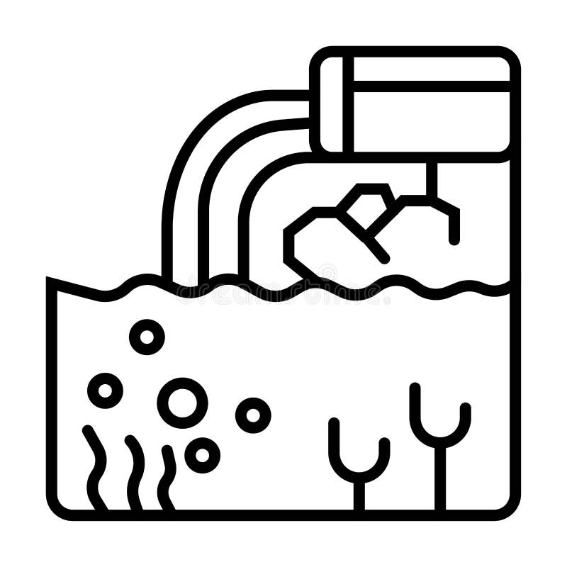 Wastewater icon vector stock vector. Illustration of recycling - 136080671