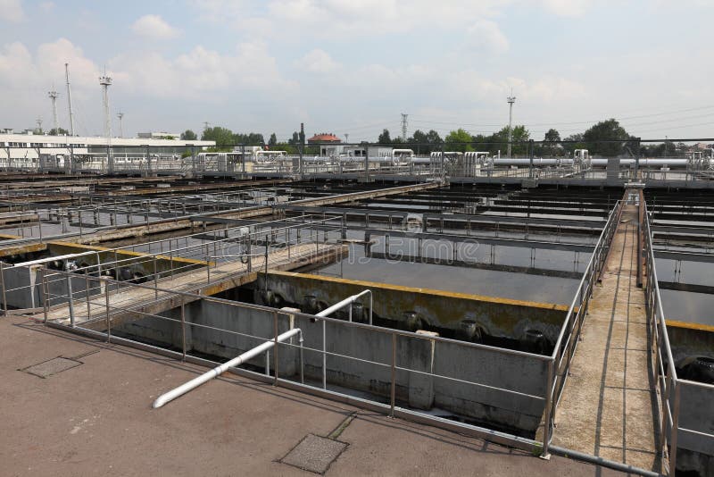 Wastewater Treatment Plant stock photo. Image of dirty - 54216788