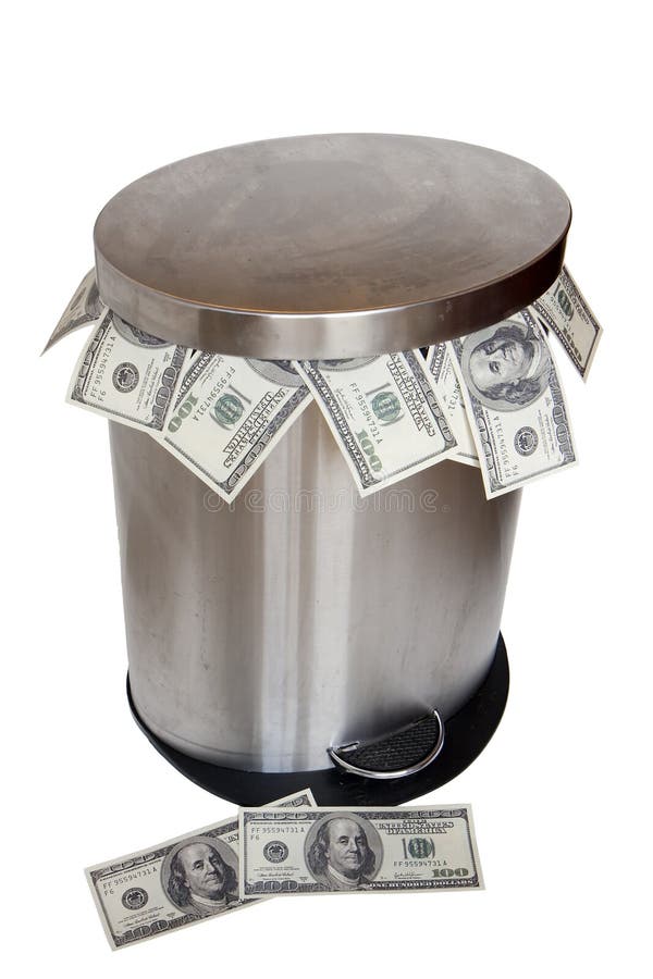 Wasting money stock photo. Image of dollar, money, throw - 13112024