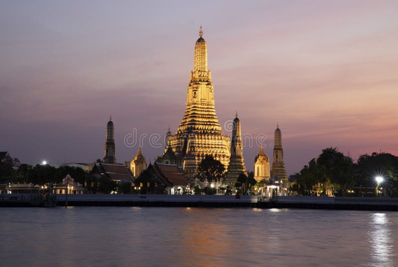 Wat Arun Ratchawararam or Temple of Dawn. Stock Image - Image of ... Wat Arun Ratchawararam or Temple of Dawn. Stock Image - Image of ...