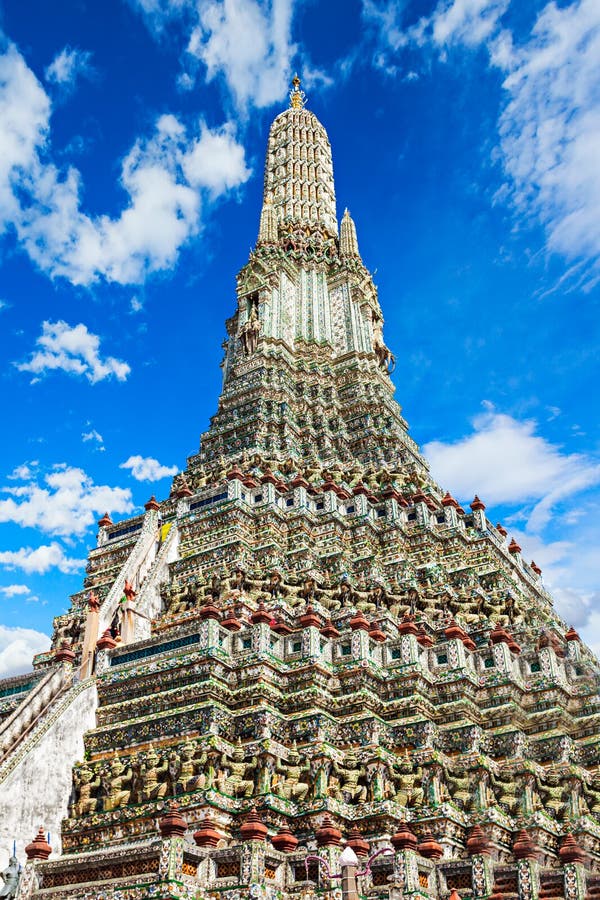 Wat Arun Temple stock image. Image of famous, buddha - 60507275