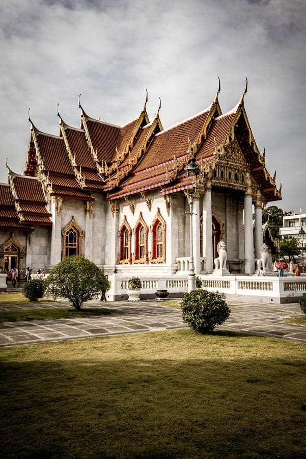 Wat Benchamabopit stock image. Image of thailand, bangkok - 73036417